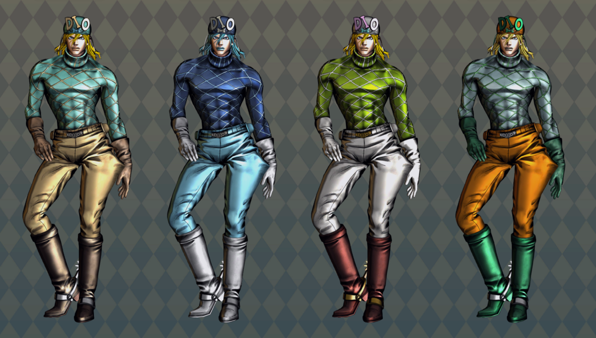 File:Diego ASBR Color Alts A-D.png - JoJo's Bizarre Encyclopedia | JoJo ... File:Diego ASBR Color Alts A-D.png - JoJo's Bizarre Encyclopedia | JoJo ...